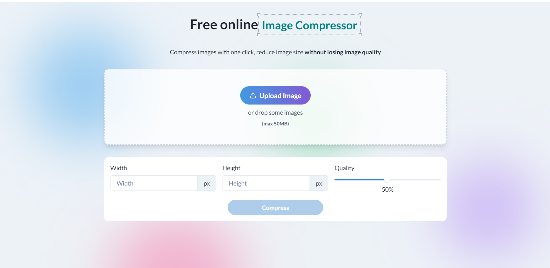 Image Compressor - Free Online